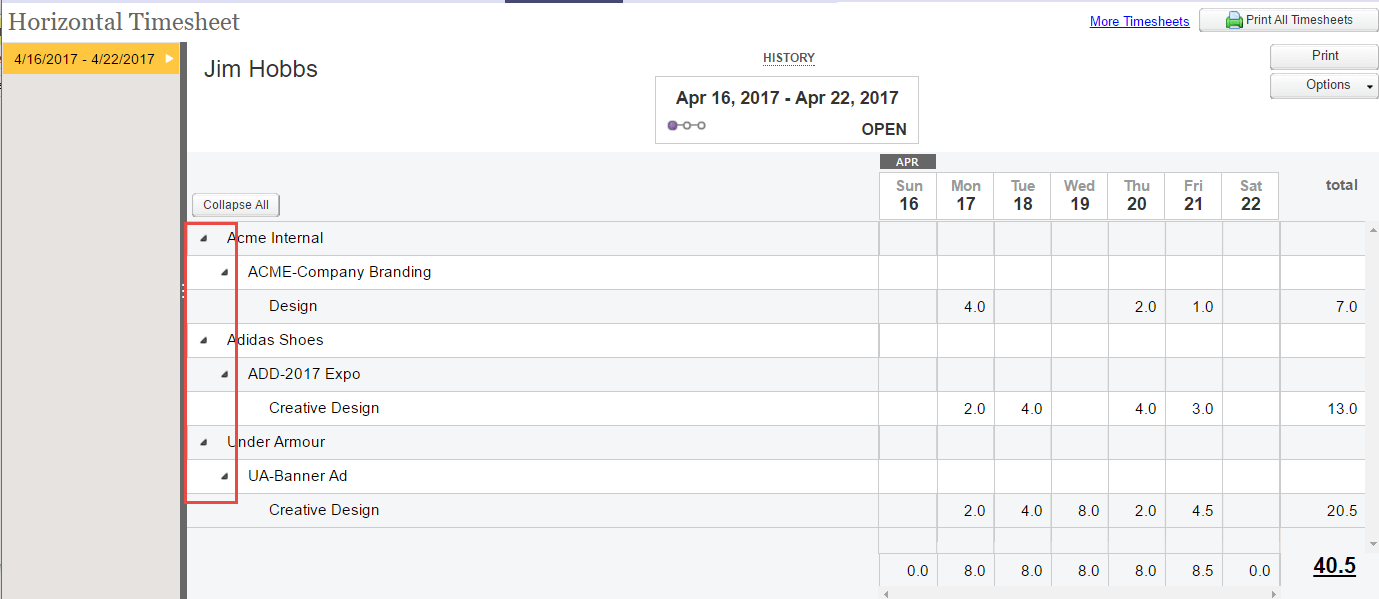 Time Entry Reports – ClickTime Support