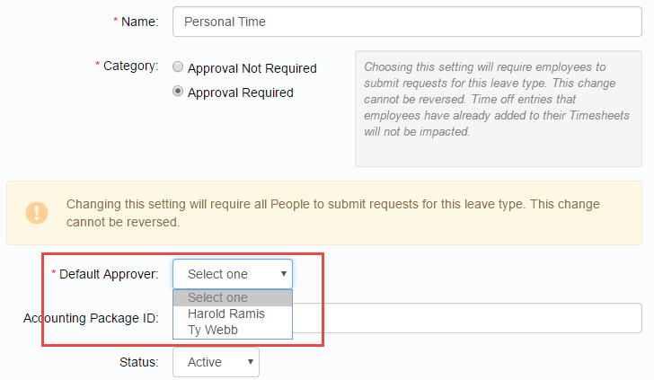 Managing Time Off Requests and Approvals – ClickTime Support