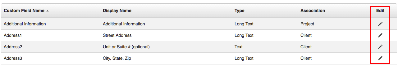 Custom Fields – ClickTime Support