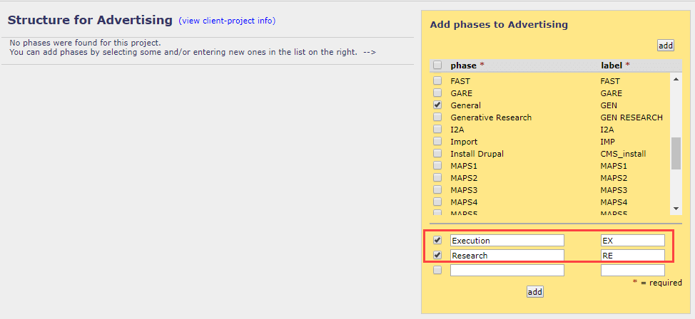 Using the Phases (Sub-Projects) Module – ClickTime Support