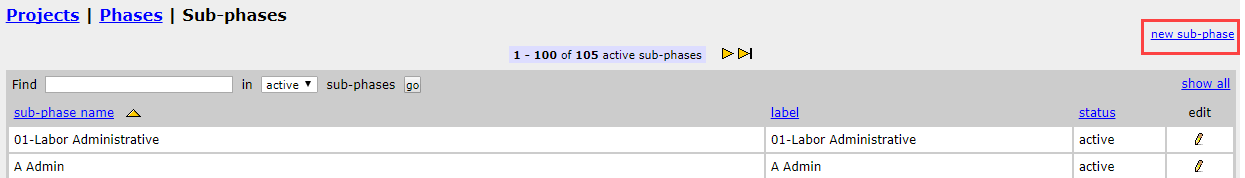 Using the Phases (Sub-Projects) Module – ClickTime Support
