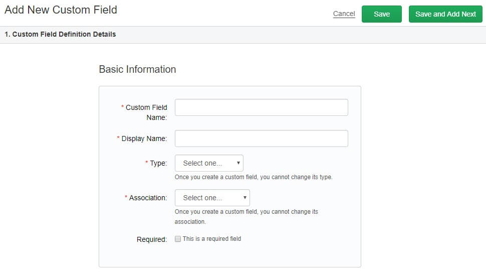 Custom Fields – ClickTime Support