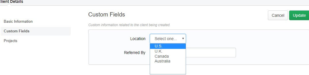 Custom Fields – ClickTime Support