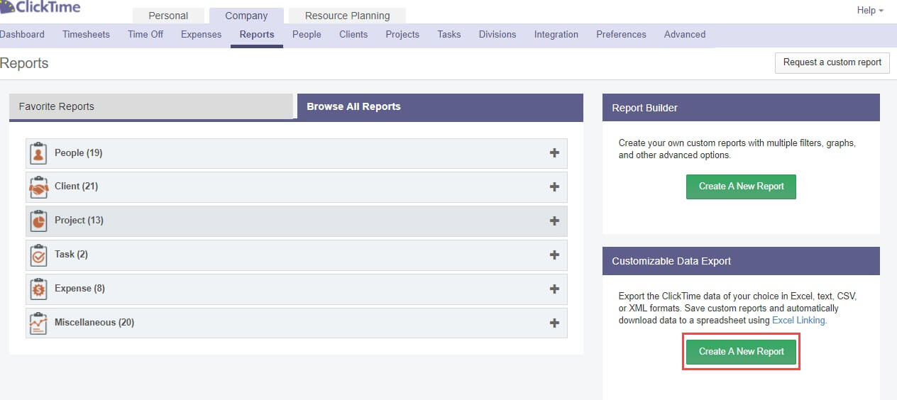 Custom Fields – ClickTime Support