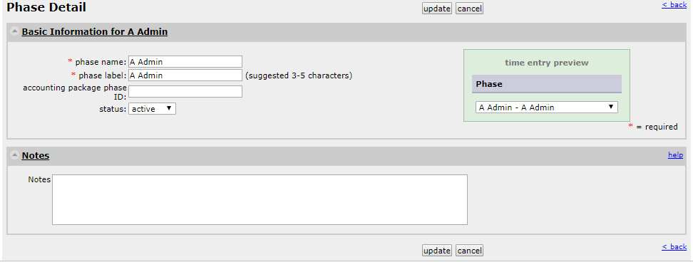 Using the Phases (Sub-Projects) Module – ClickTime Support