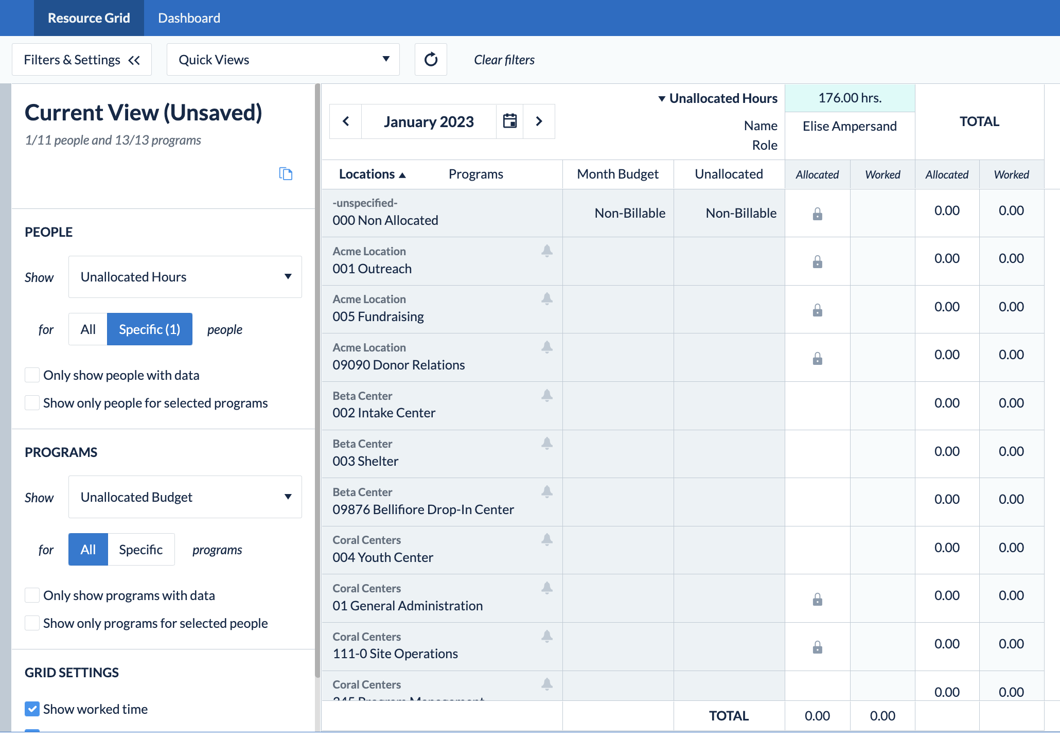 Resource Management Module – ClickTime Support