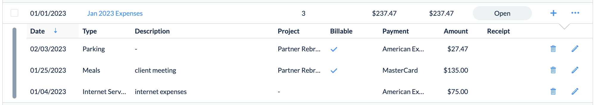 Using Expense Sheets on Web – ClickTime Support