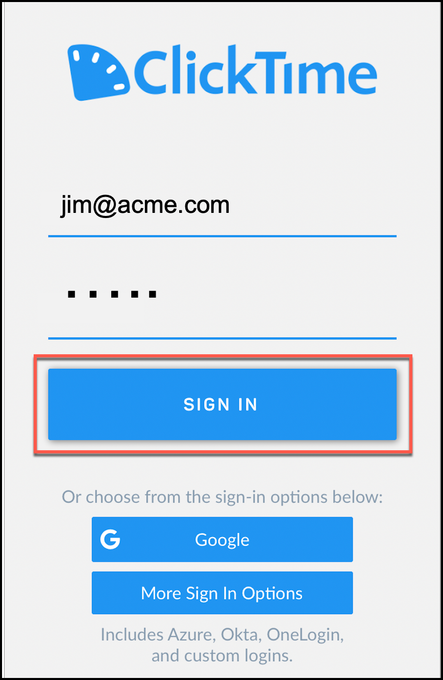 Time Entry with the ClickTime Mobile Application – ClickTime Support
