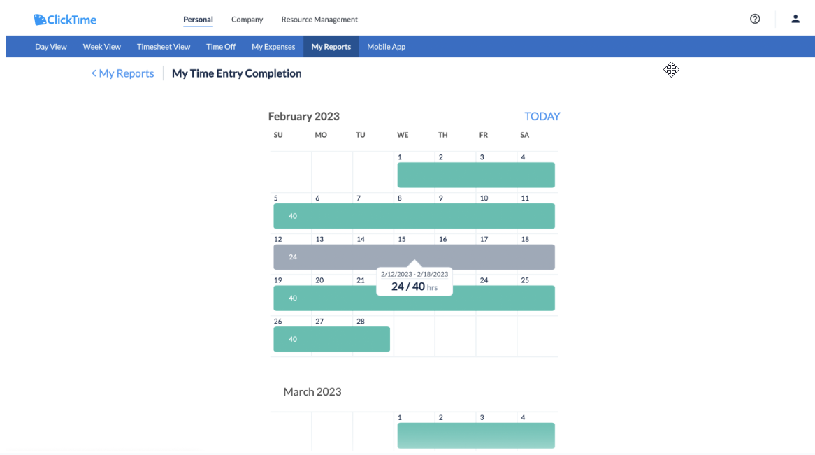 Time Entry Reports – ClickTime Support