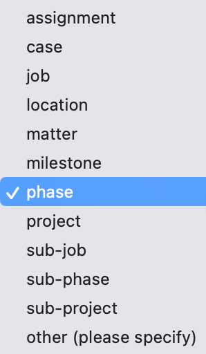Using the Phases (Sub-Projects) Module – ClickTime Support