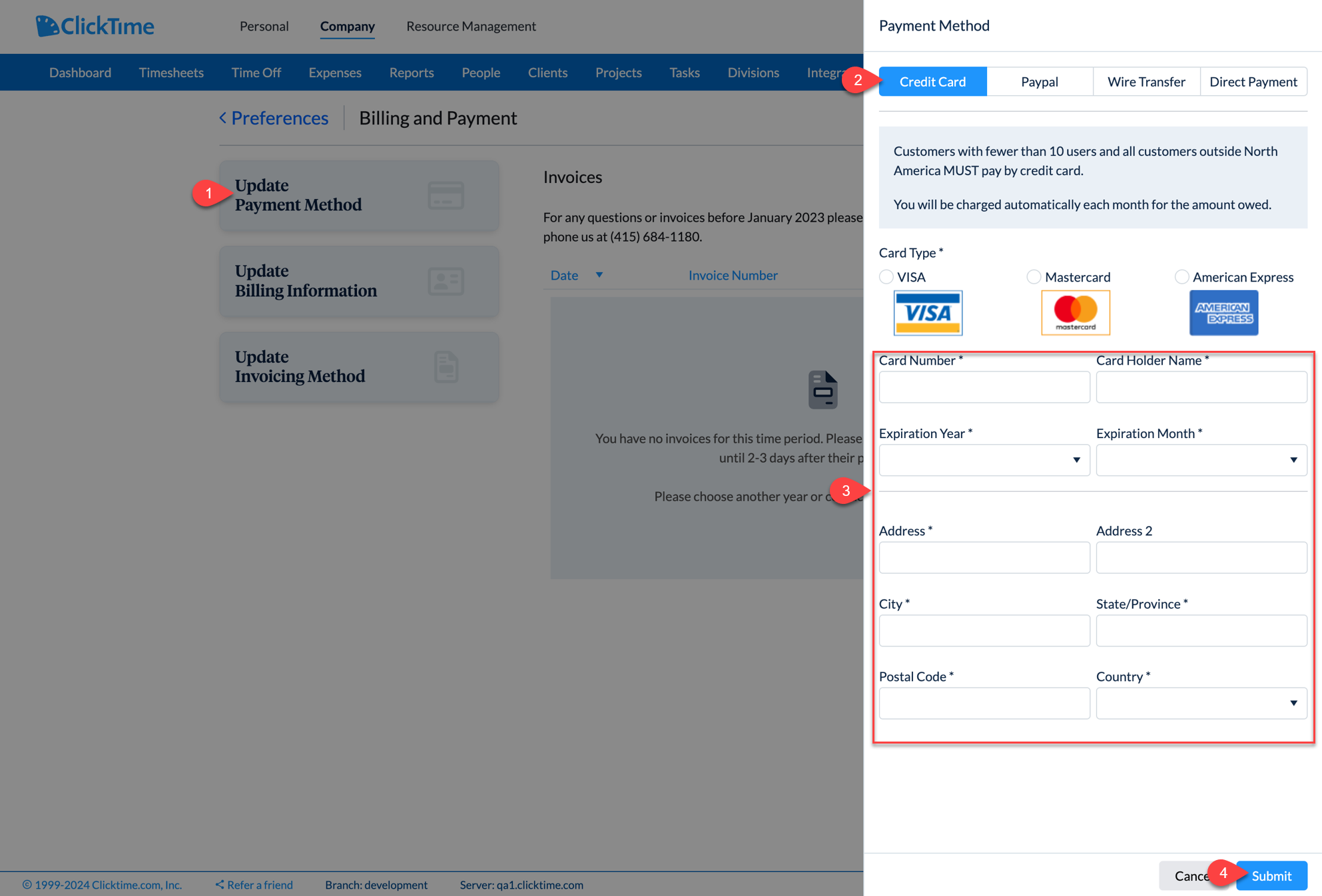 Managing Your ClickTime Account – ClickTime Support