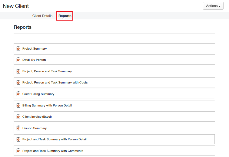 Creating and Editing Clients – ClickTime Support