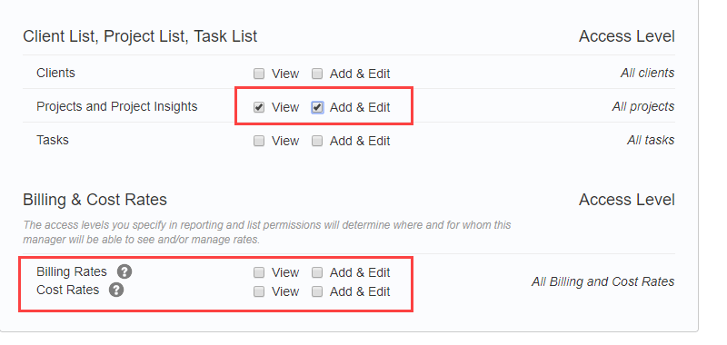 Project Insights Module – ClickTime Support