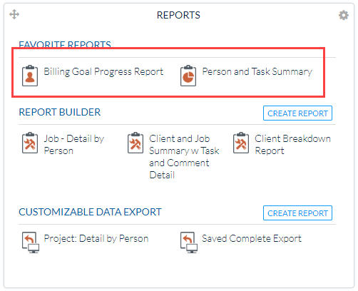 Dashboard Panel Reports – ClickTime Support