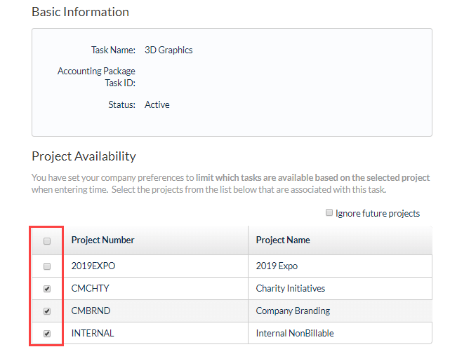 Task Availability – ClickTime Support