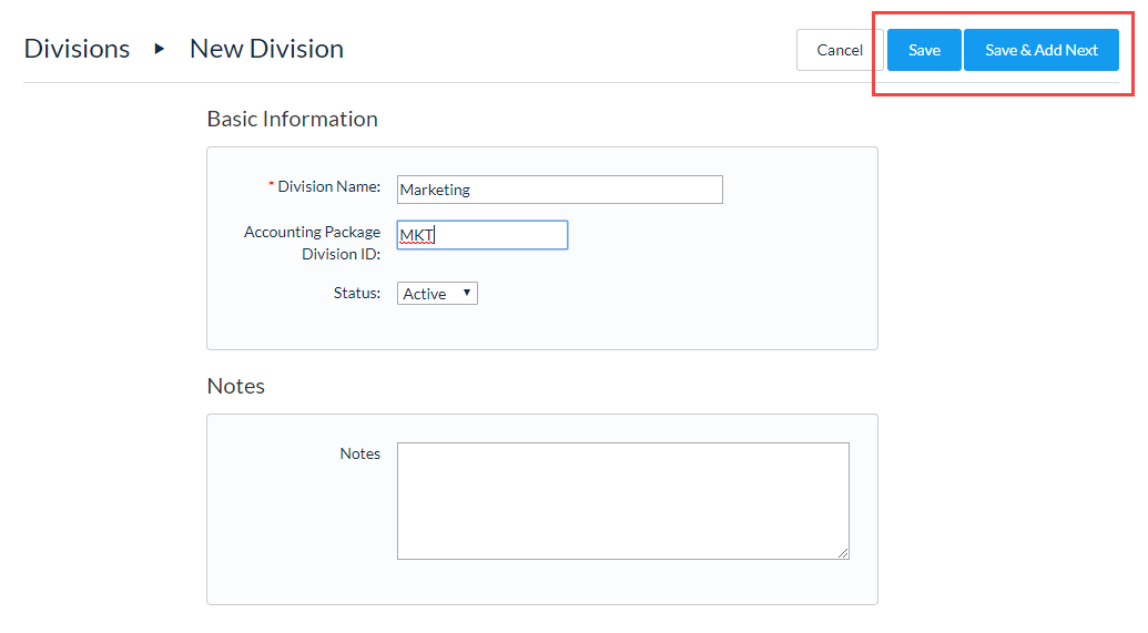 Creating, Editing & Using Divisions – ClickTime Support