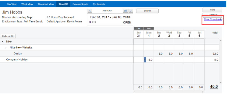 Timesheet View - View (and Submit) Timesheets – ClickTime Support
