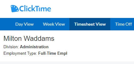 Timesheet View - View (and Submit) Timesheets – ClickTime Support