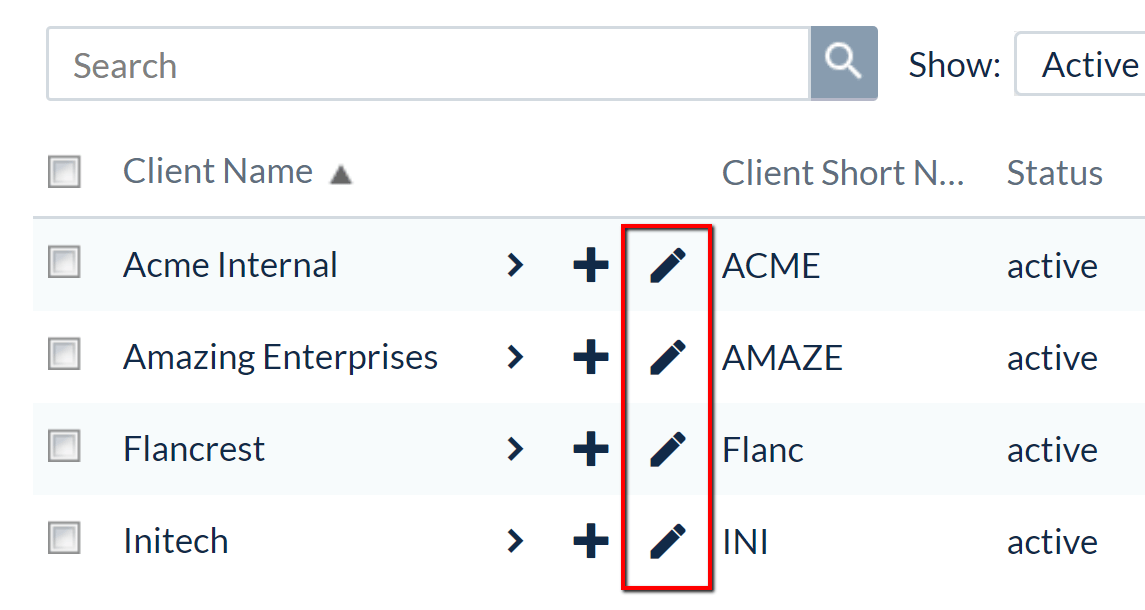 Creating and Editing Clients – ClickTime Support