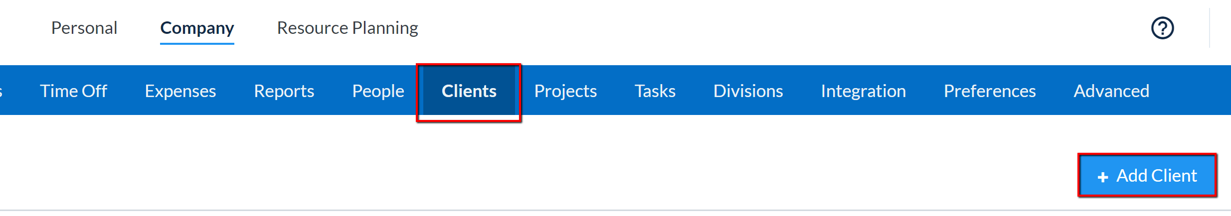 Creating and Editing Clients – ClickTime Support
