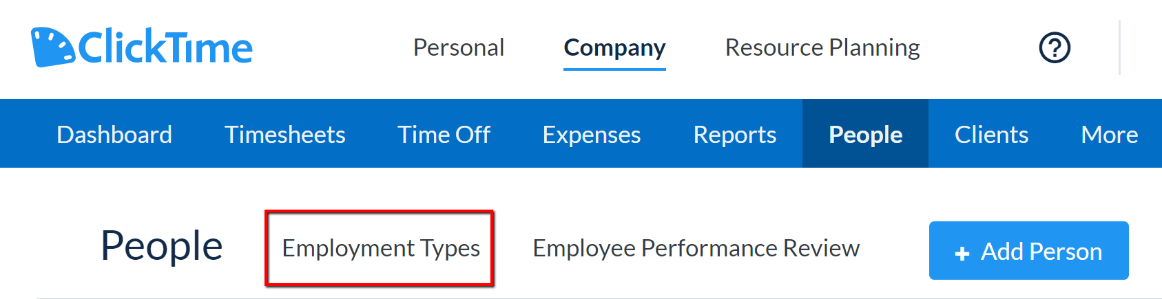 Project, Task, and Leave Type Settings and Availability – ClickTime Support