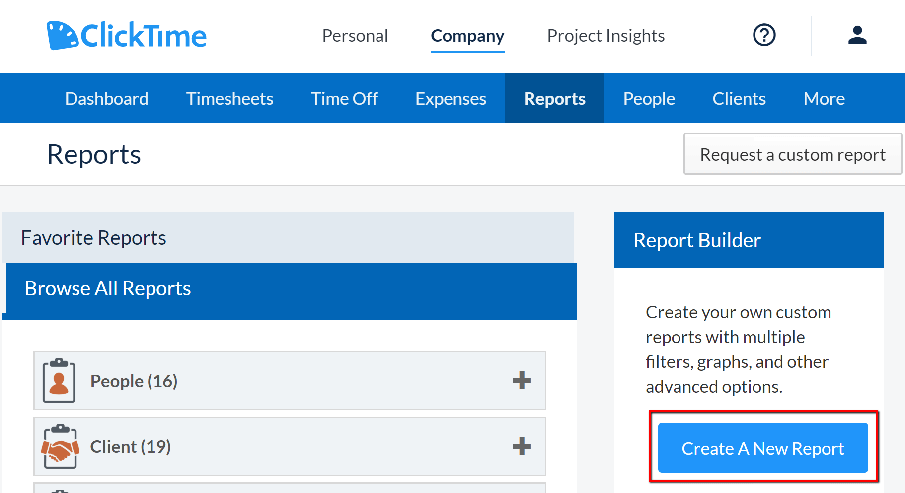 Custom Fields – ClickTime Support
