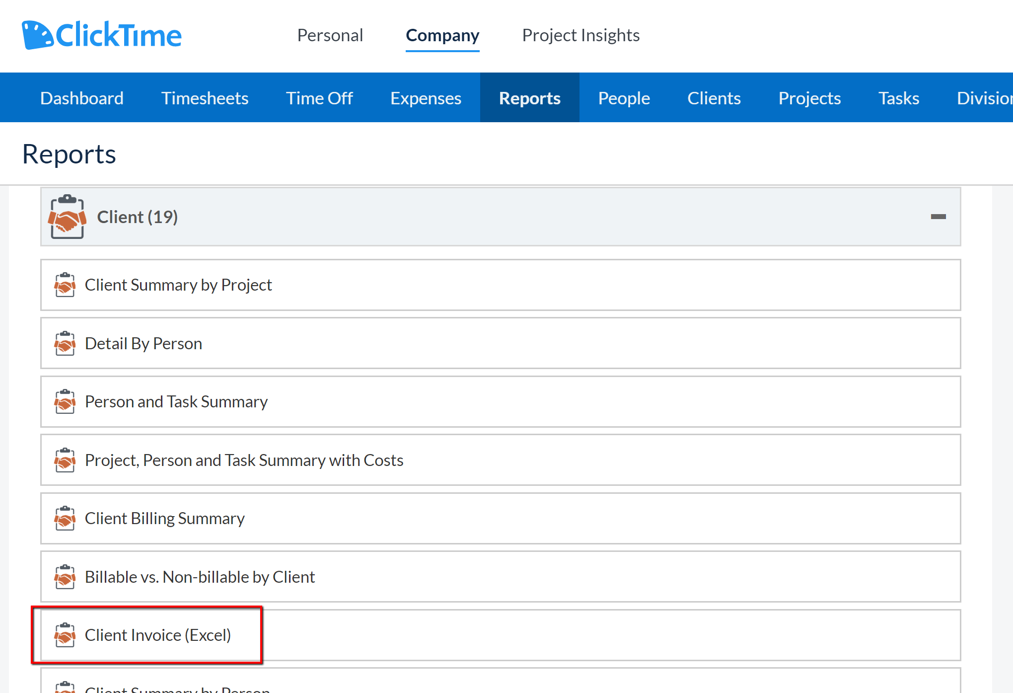 Using Custom Fields for Invoicing in the Client Invoice Report – ClickTime Support