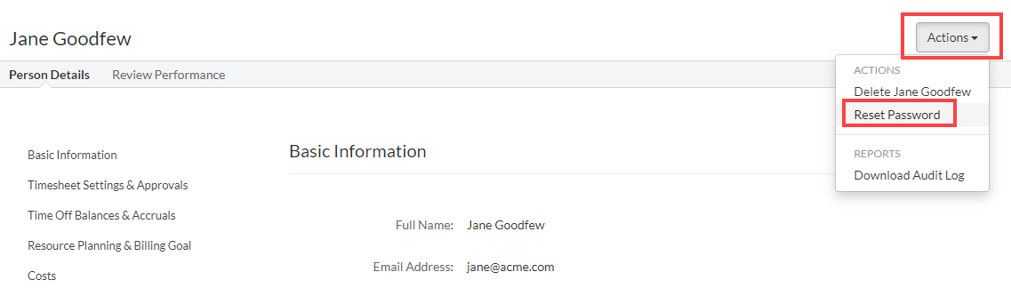 Using the List View Pages – ClickTime Support