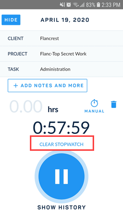 Time Entry with the ClickTime Mobile Application – ClickTime Support
