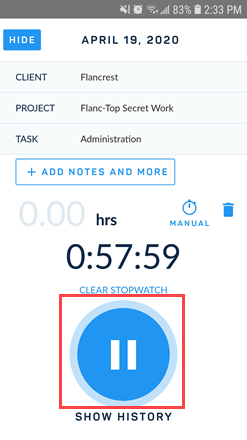 Time Entry with the ClickTime Mobile Application – ClickTime Support