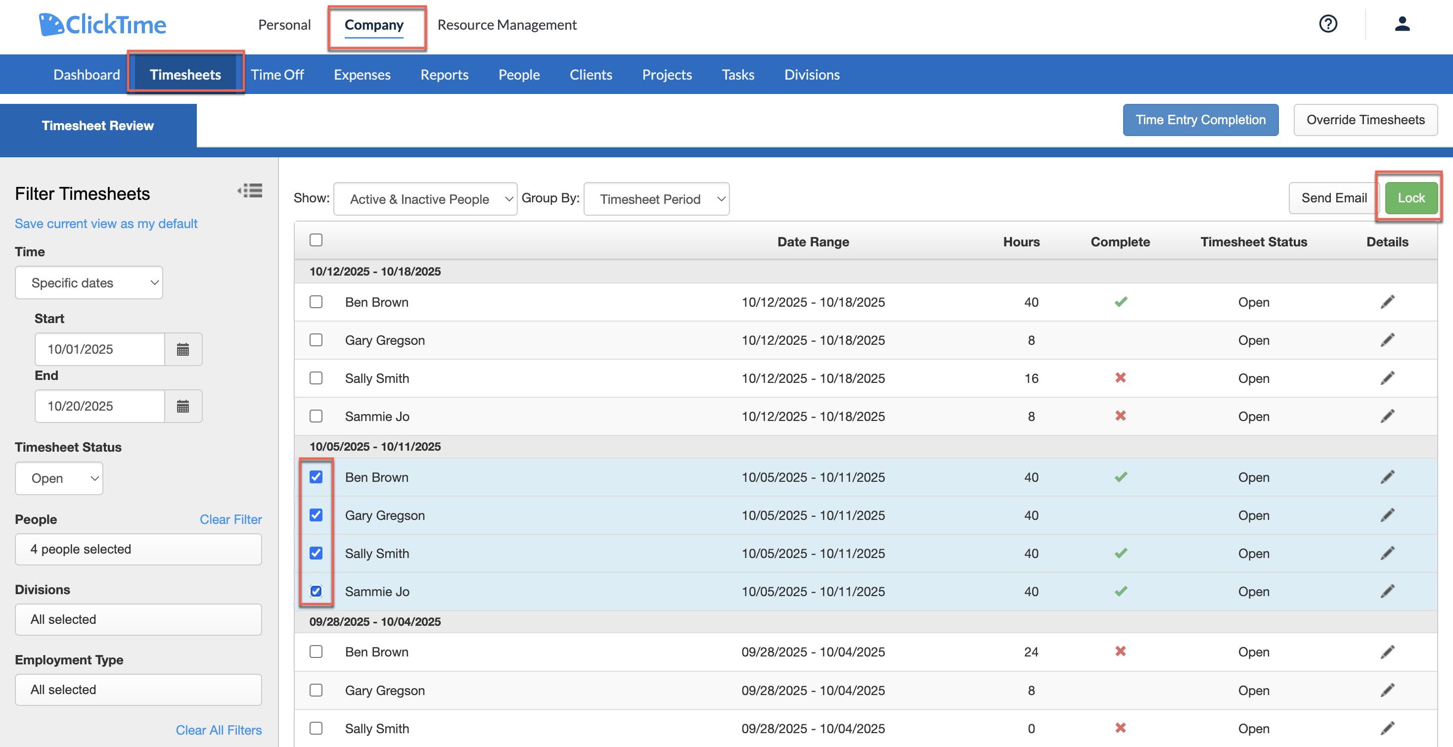 Locking Timesheets (without Approvals) — Admin & Manager Guide ...