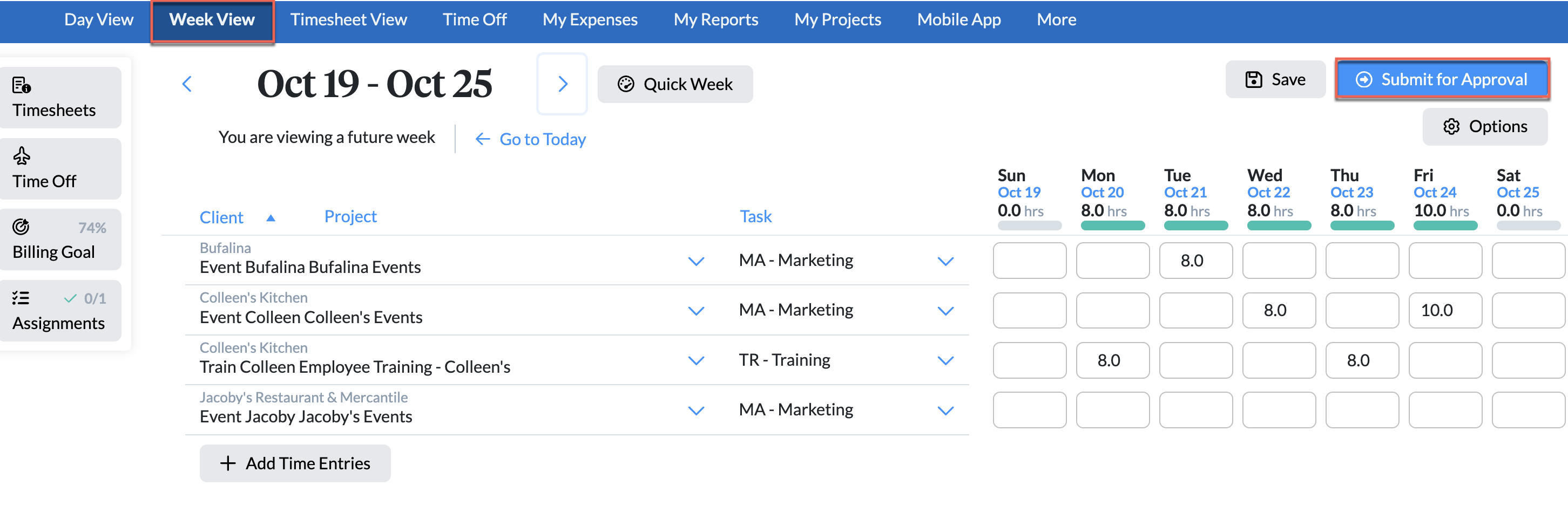 Timesheet Approvals Overview – ClickTime Support