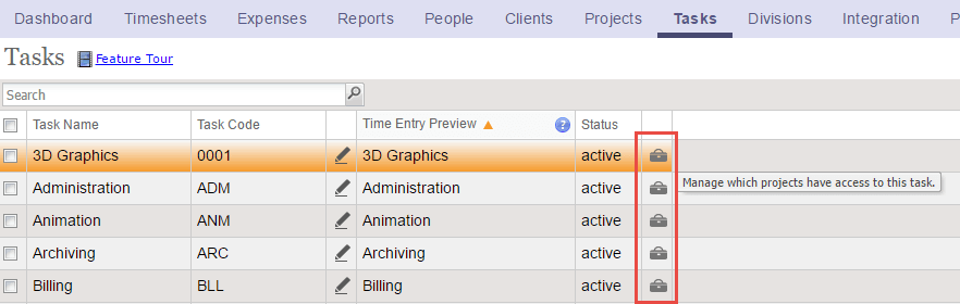 Task Availability – ClickTime Support